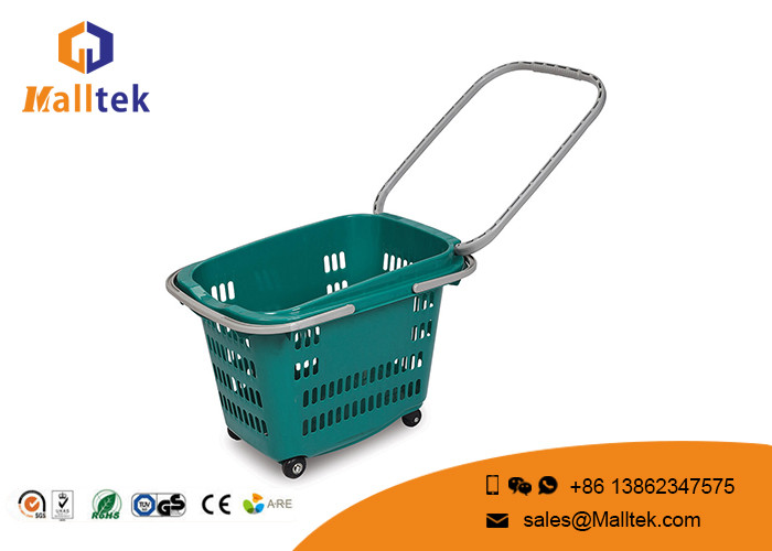 Outdoor Indoor Mini Shopping Basket Dengan Genggam Volume Tinggi 70 Liter